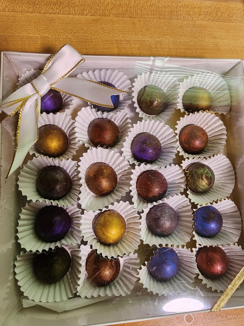 Chocolate Candy Gourmet Hand-made Truffles - Etsy