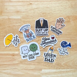 HIMYM Sticker Pack of 8 – Vinyl Decals Inspired by How I Met Your ...