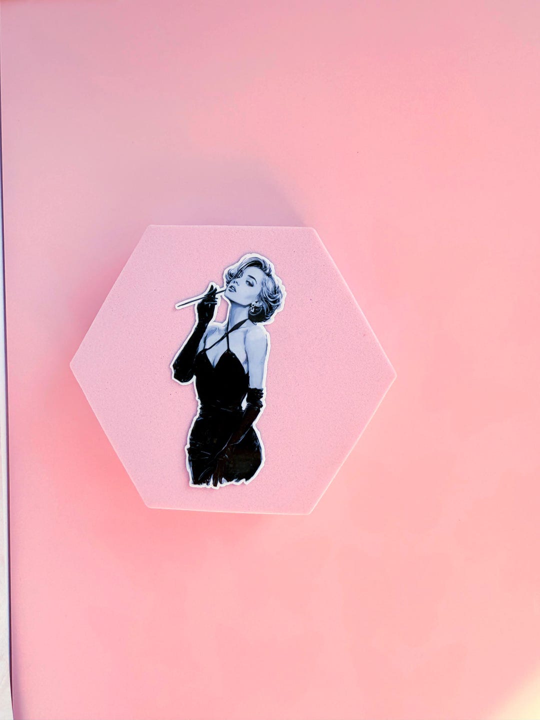 Old Hollywood Glamour Sticker: Retro Actress Matte Decal - Etsy