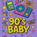 90s Nostalgia Coloring Book: Retro Pop Culture Art (45 Page Digital ...
