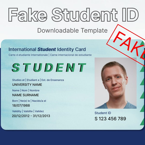Fake Id - Etsy