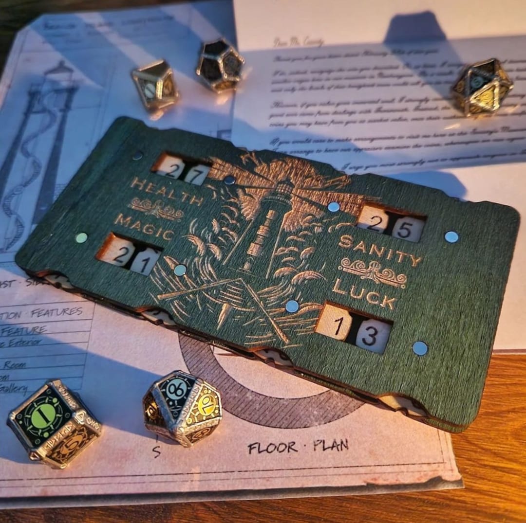 Call of Cthulhu Table Top Role Playing Game Statistics Tracker - Etsy