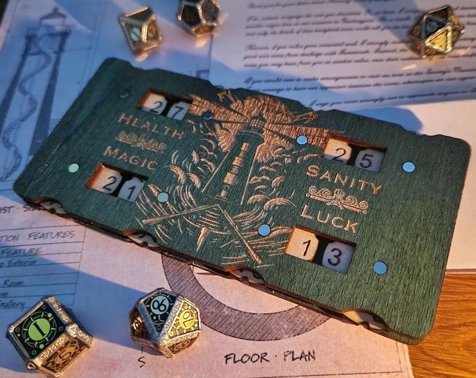 Call of Cthulhu Table Top Role Playing Game Statistics Tracker - Etsy