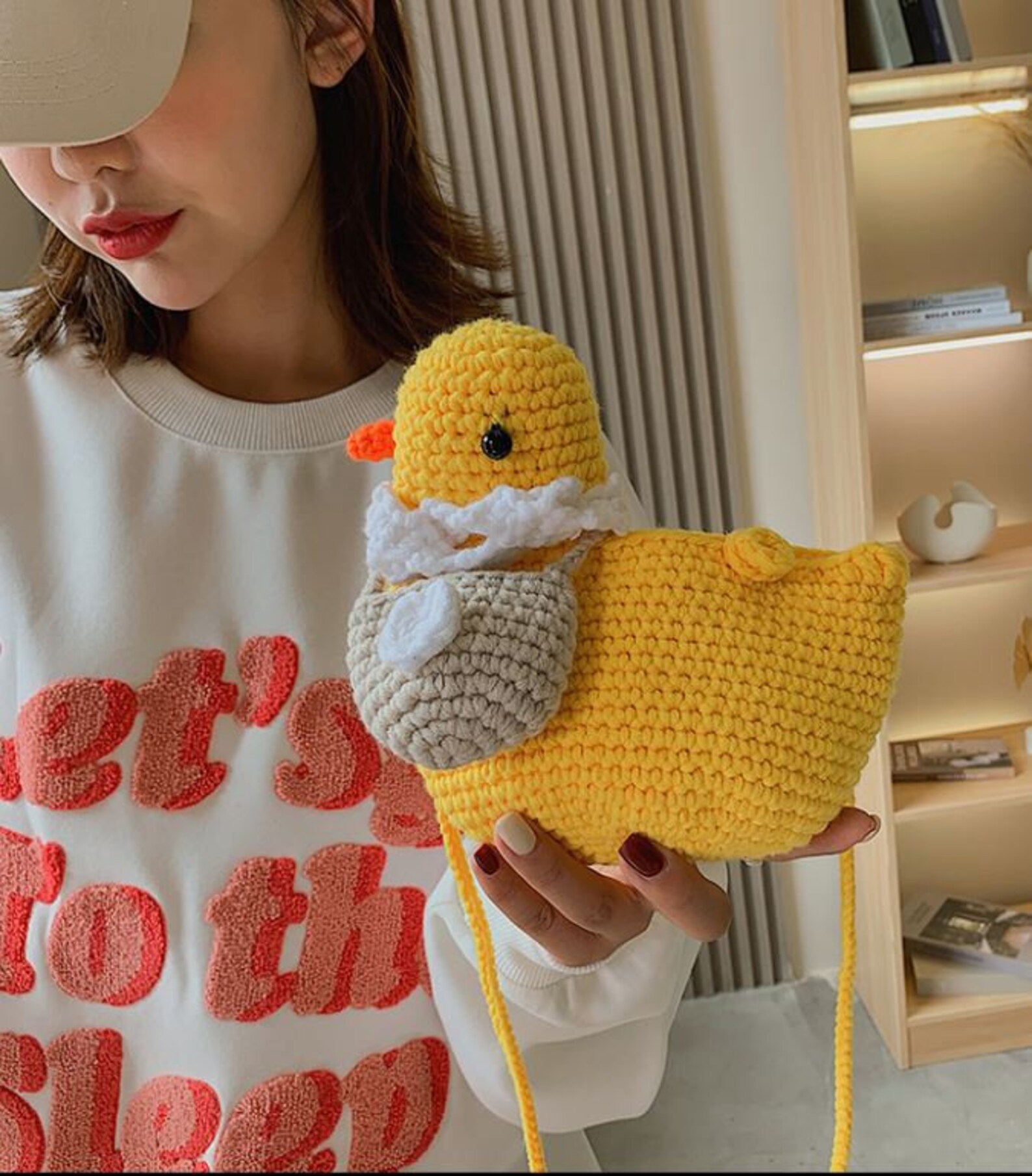 Duckling Crochet Bag Yellow Ducky Crochet Bag Amigurumi - Etsy