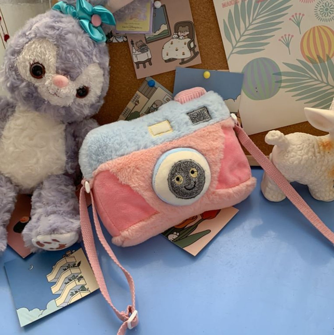 Camera Plushie Bag Camera Soft Toy Camera Bag Children Bag - Etsy