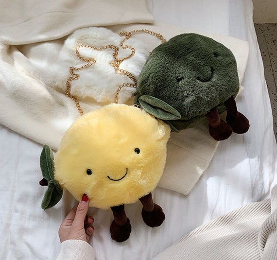 Lemonade Bag the Lemon Soft Toy Children Bag Fruit Bag | Etsy