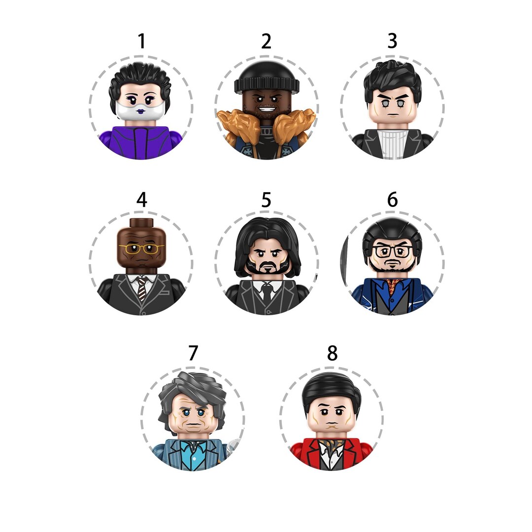 Custom Collectible Minifigures John Wick Shimazu Winston the Judge ...