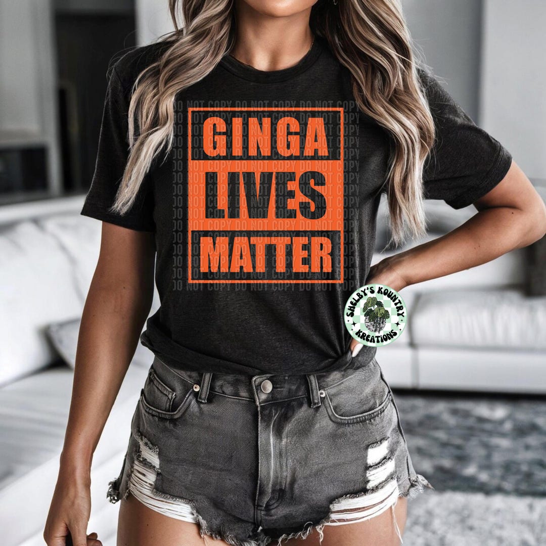Ginga Lives Matter, Ginger Lives Matter, GLM, T-shirt, Ginger, Digital ...