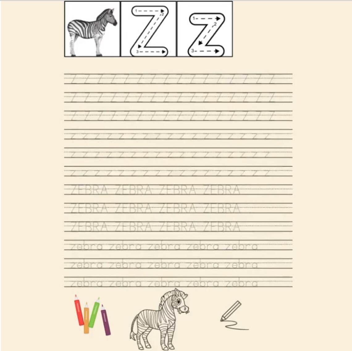 Alphabet in English with animals - Etsy Nederland