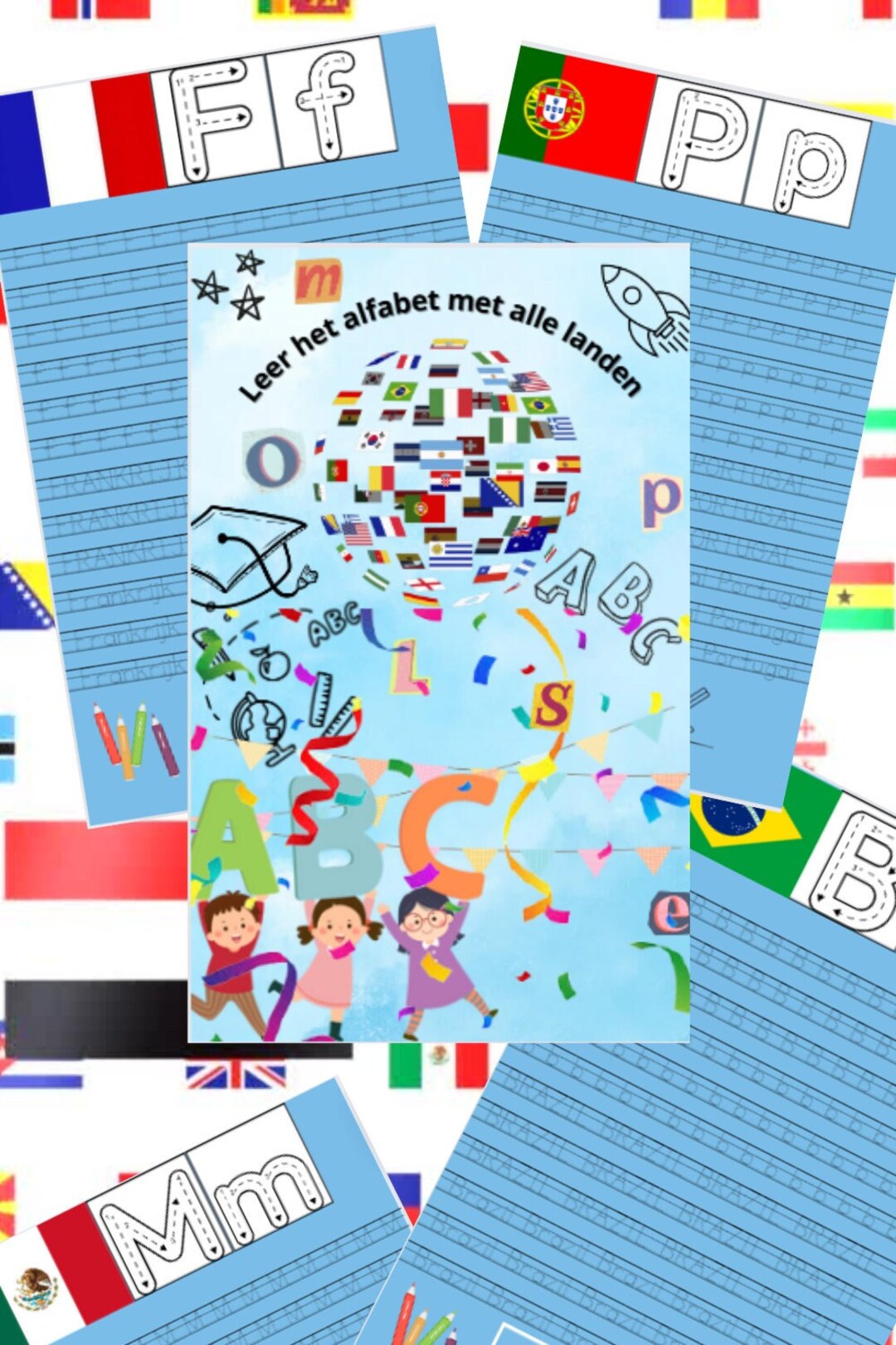 Learn the Alphabet With All Countries! - Etsy