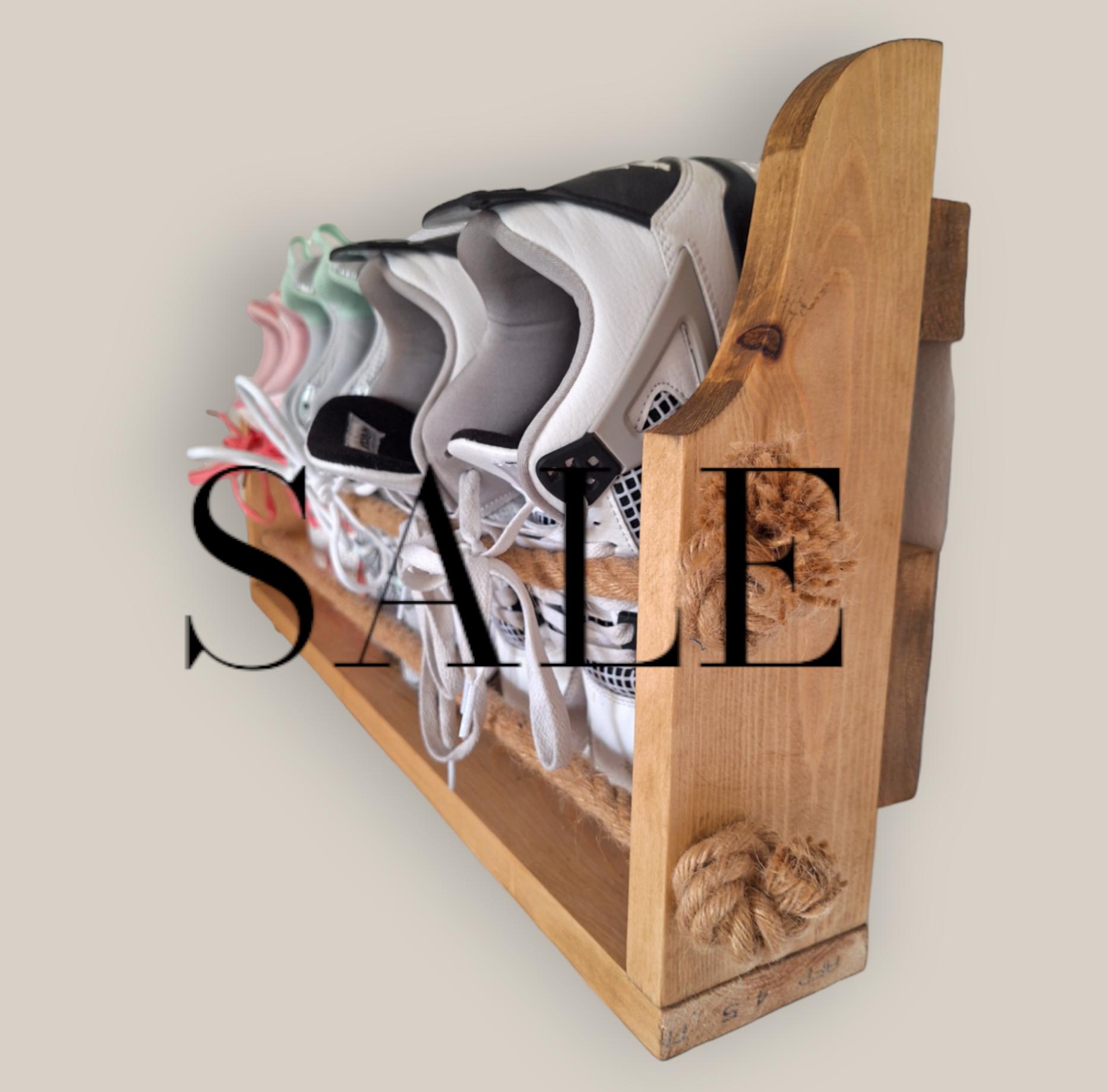 Unique Shabby Chic Pallet Wood Floating Shoe Rack Ideal Storage - Etsy UK
