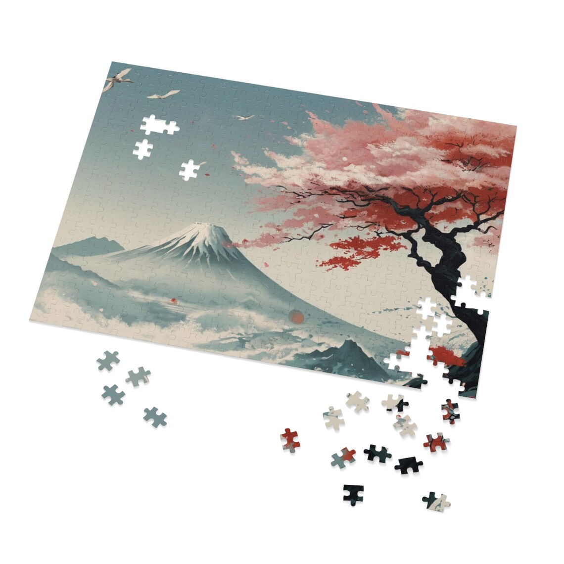 Japanese Winds Jigsaw Puzzle - Etsy
