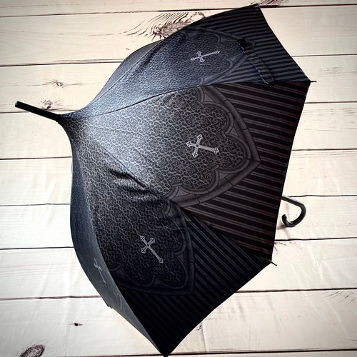 Gothic Cross Pagoda Umbrella - Etsy