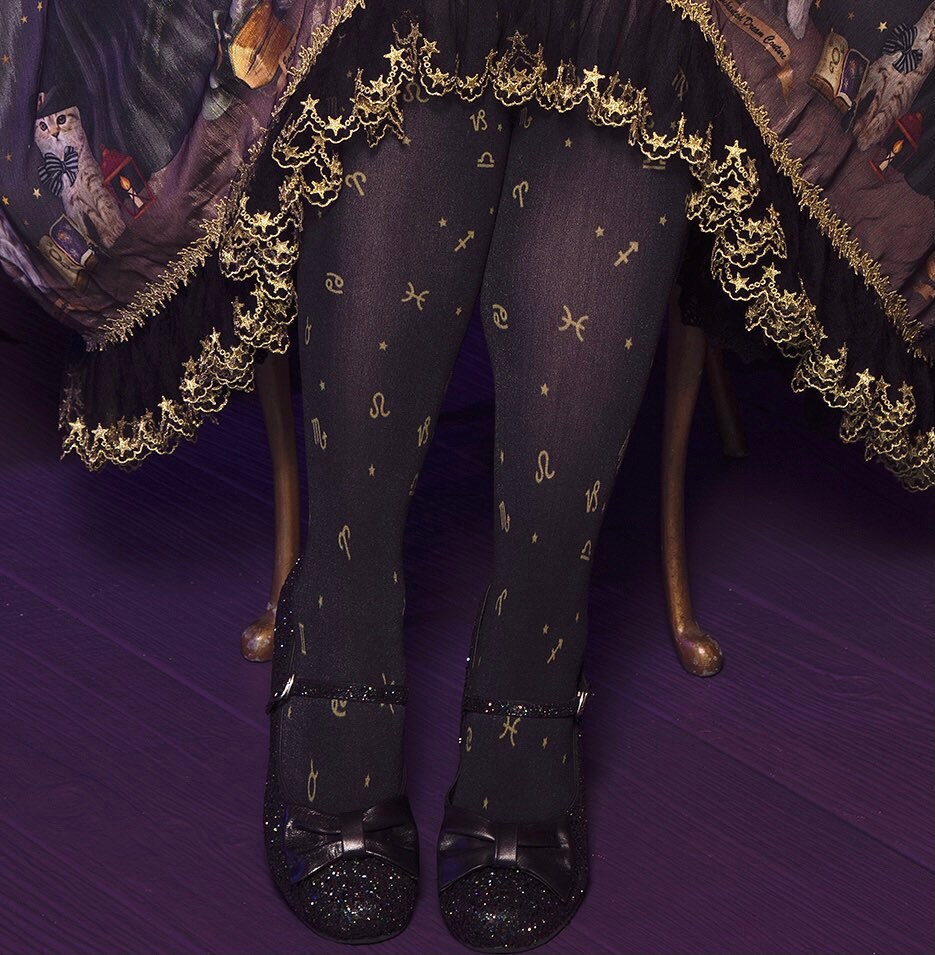 Black Tights With Stars - Etsy