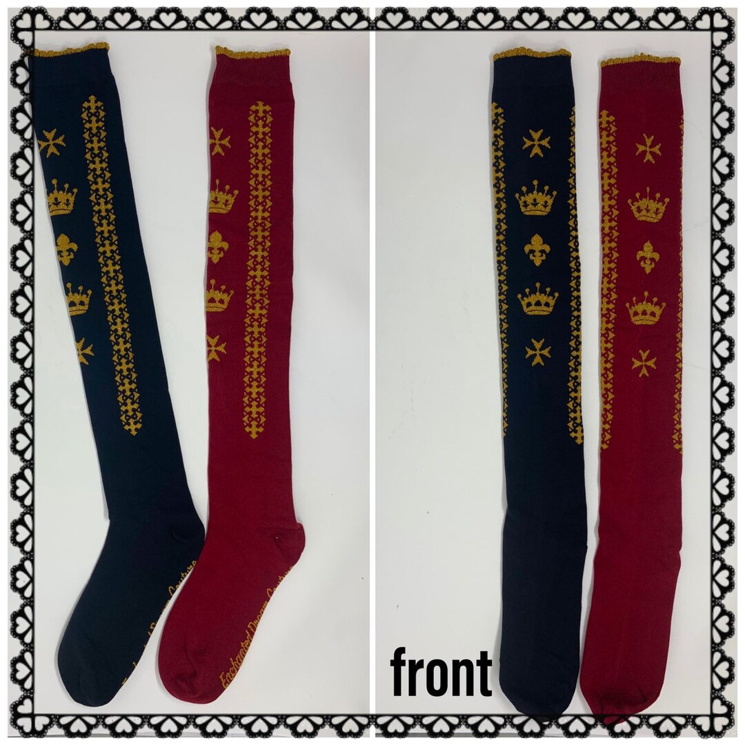 Royal Crown Over the Knee Socks - Etsy