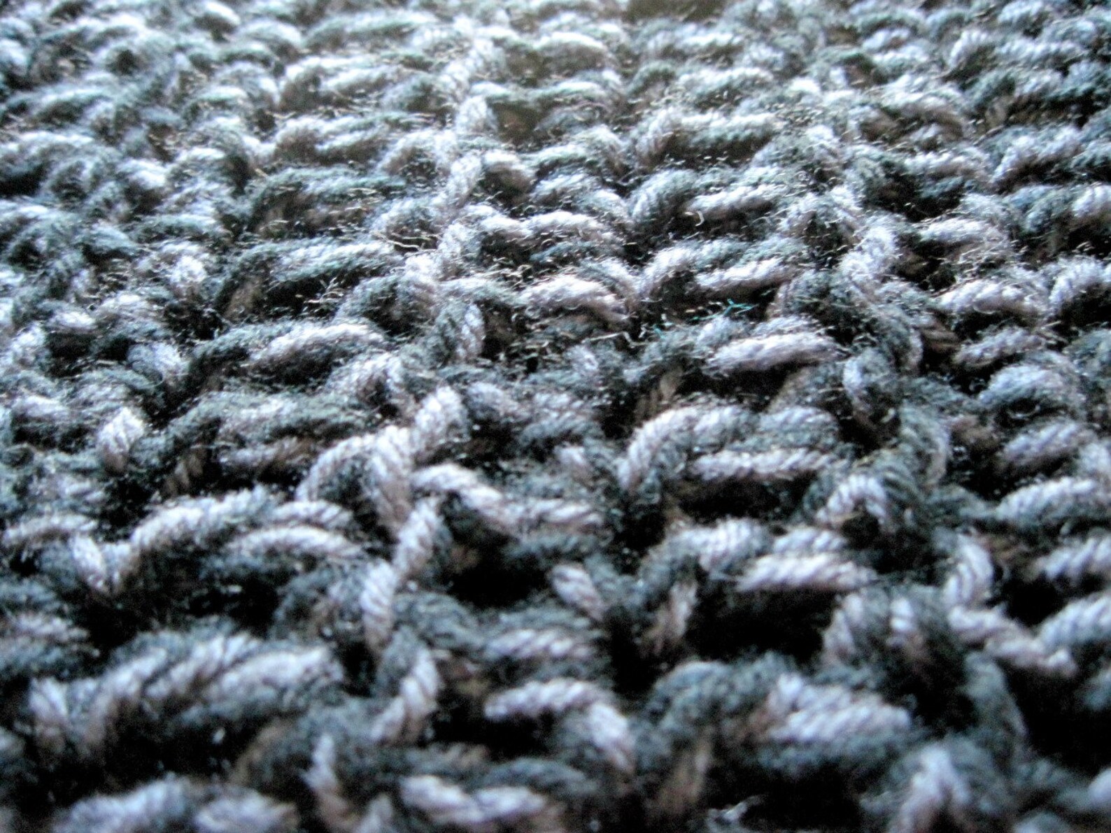 Crochet Pattern- Gray and Black Throw Blanket- Digital Download Afghan ...