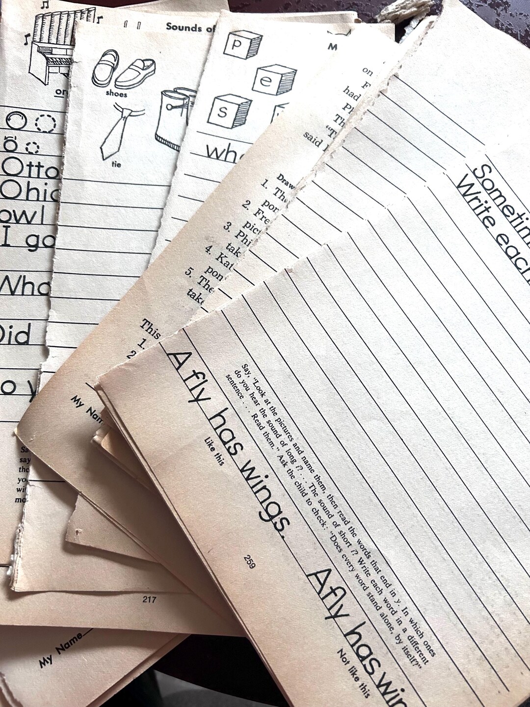 Vintage Activity Book Pages, Vintage Bundle, 80 Pages, Crafts, Paper ...