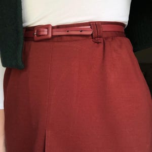 1970s Rust Midi Skirt - Etsy