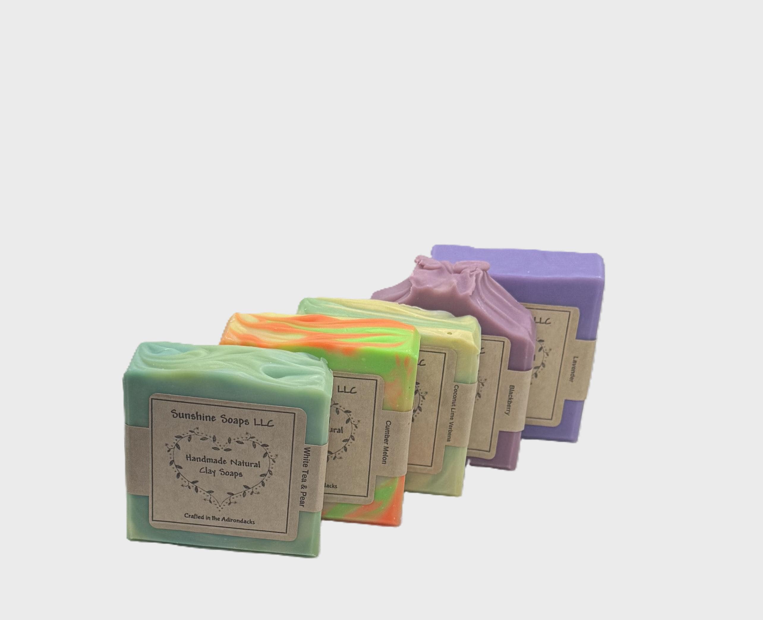 5 Bar Variety Pack of Handmade Soaps - Etsy