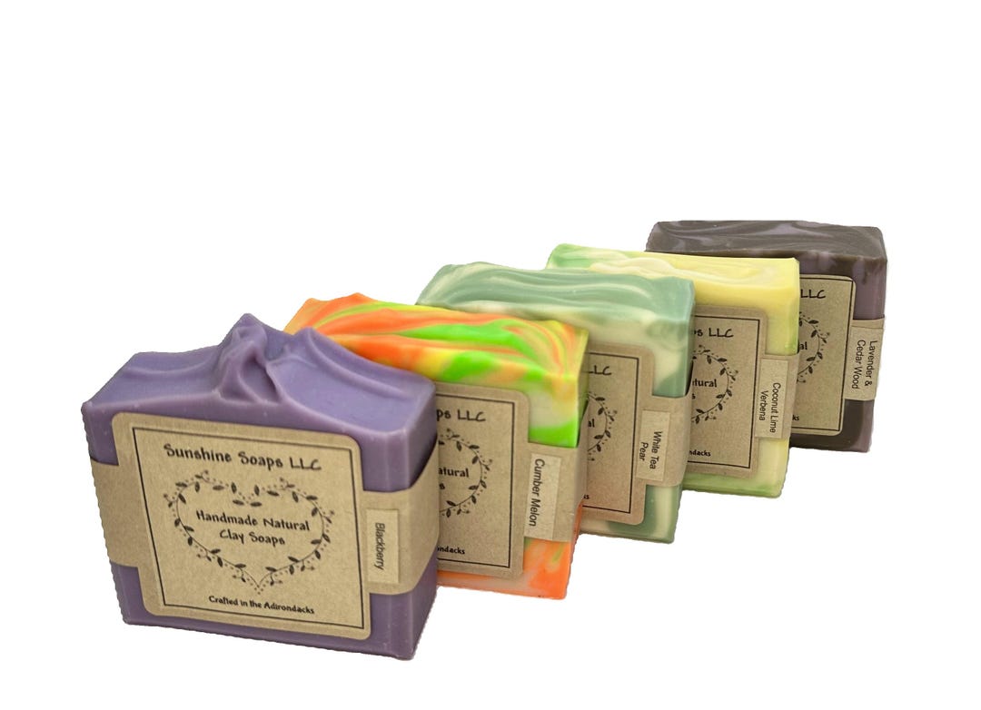 5 Bar Variety Pack of Handmade Soaps - Etsy