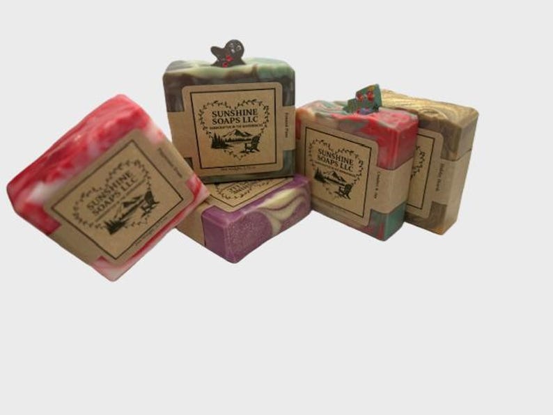5 Pack Handcrafted Seasonal Small Batch Clay Soaps - Etsy
