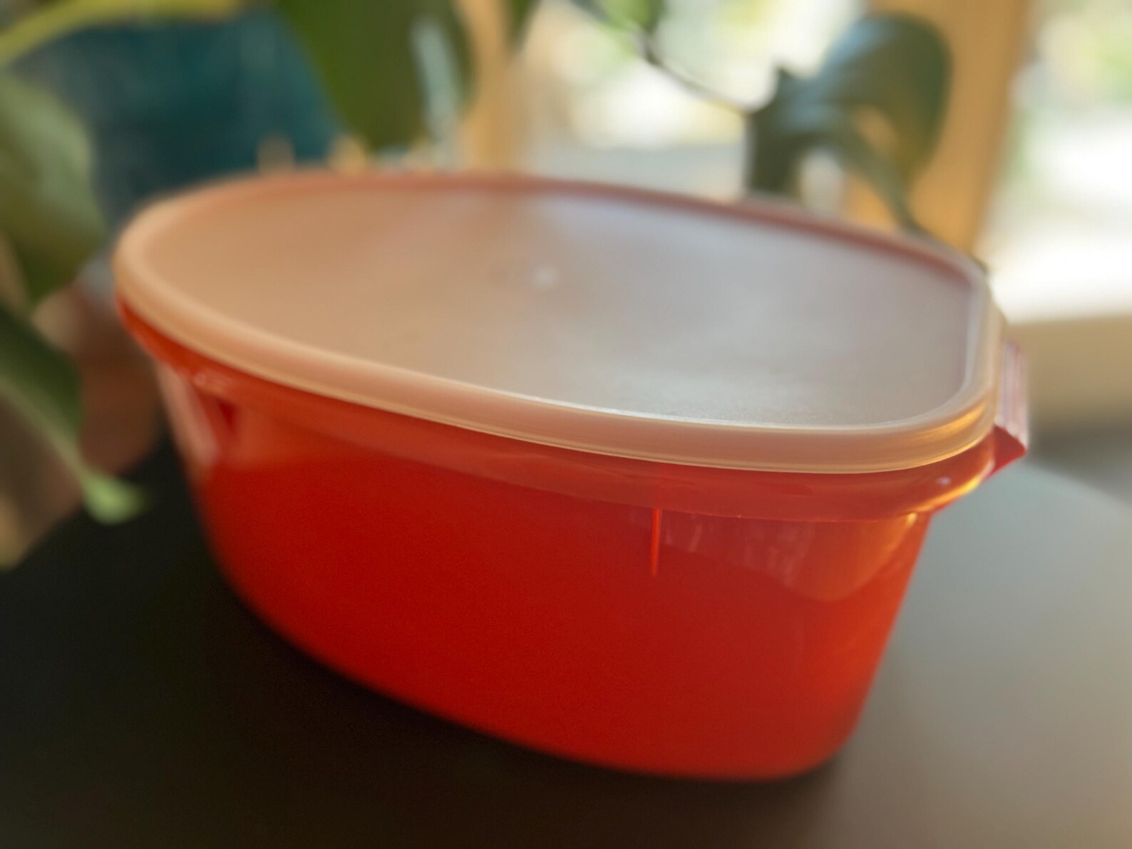 Vintage Tupperware 487 Ham Keeper Paprika Red - Etsy