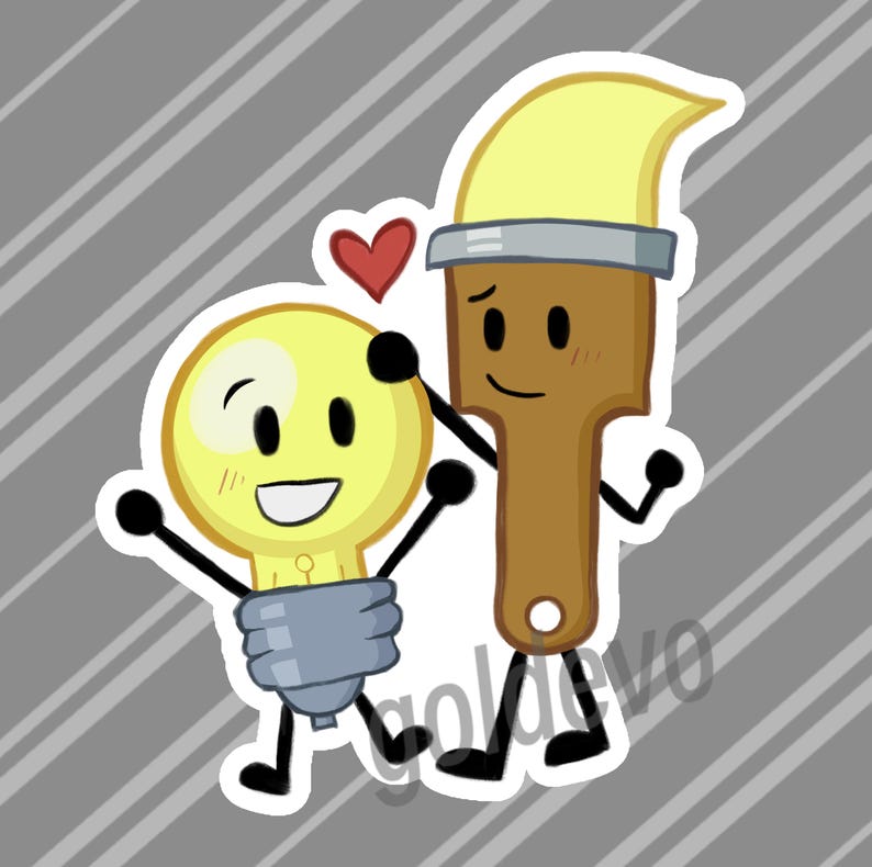 Inanimate Insanity Ship Stickers WAVE 1: Lightbrush, Payjay, Soapmic ...