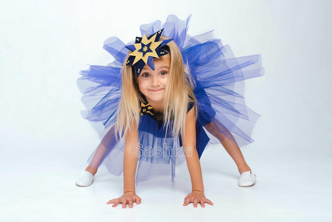 Christmas Star Costume for a Girl, Child's Starlet Costume for ...