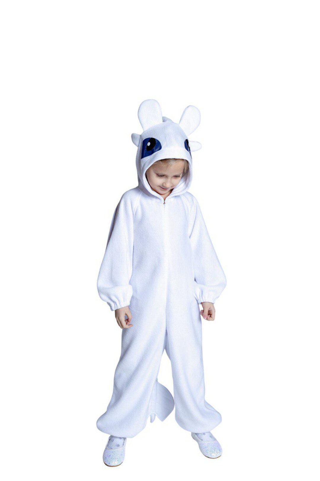 Dragon Light Fury Carnival Costume for Girls, Dragon Costume for Kids ...