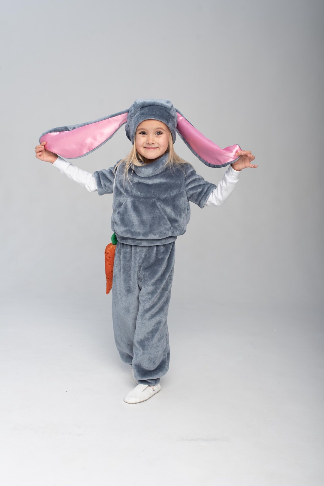 Bunny Costume With Carrot for Kids, Bunny Costume for Boy, Bunny ...