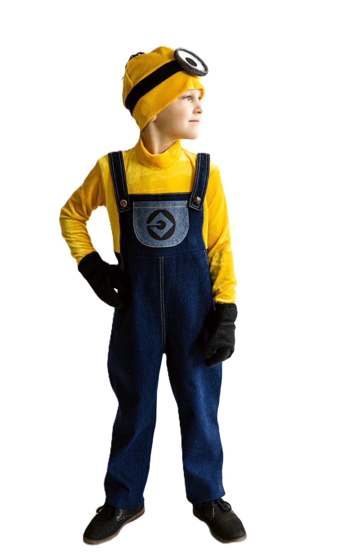 Minion Stuart Child's Costume for Boy, Minion Cosplay for Kids, Minion ...