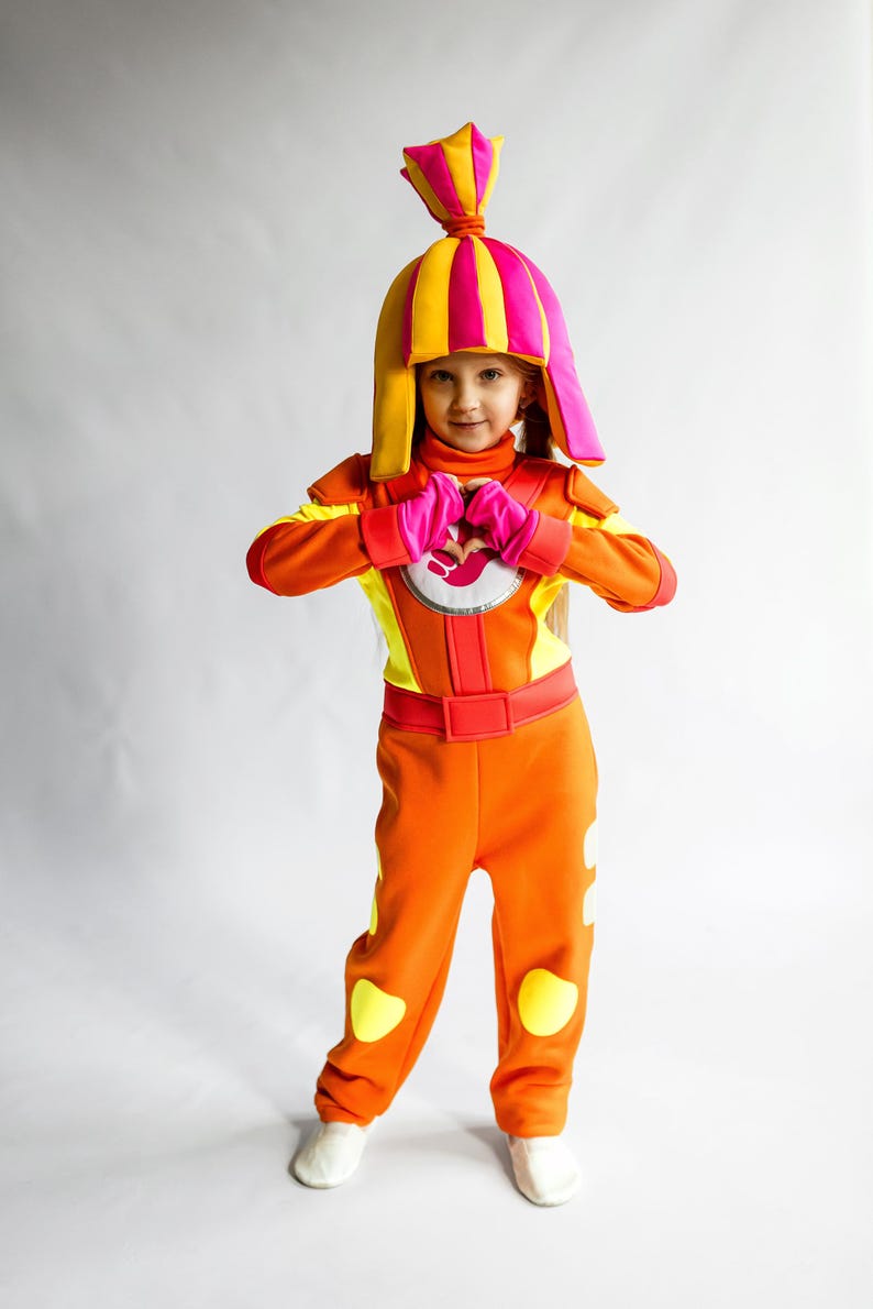 Caranaval Costume Fixie Simka for Girl - Fixiki-inspired Jumpsuit With ...