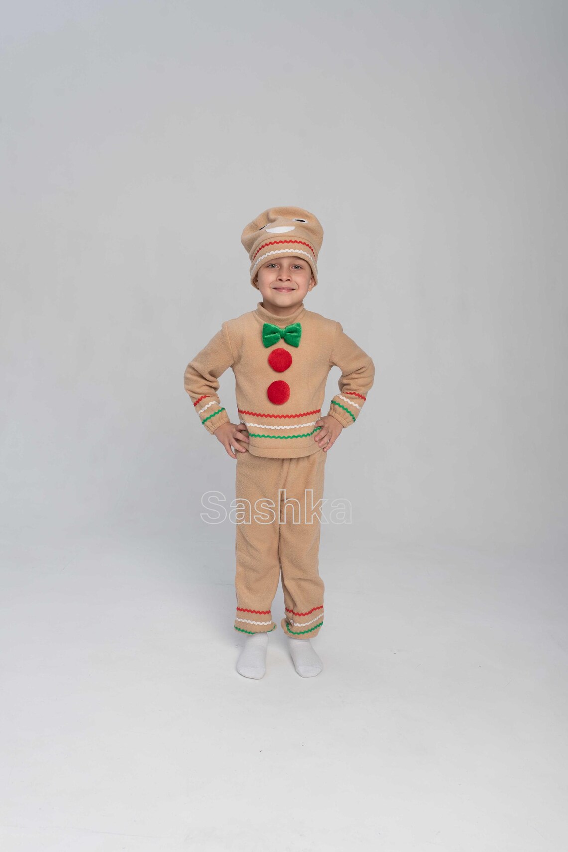 Christmas Gingerbread Costume for Kids, Christmas Gingerbread Costume ...
