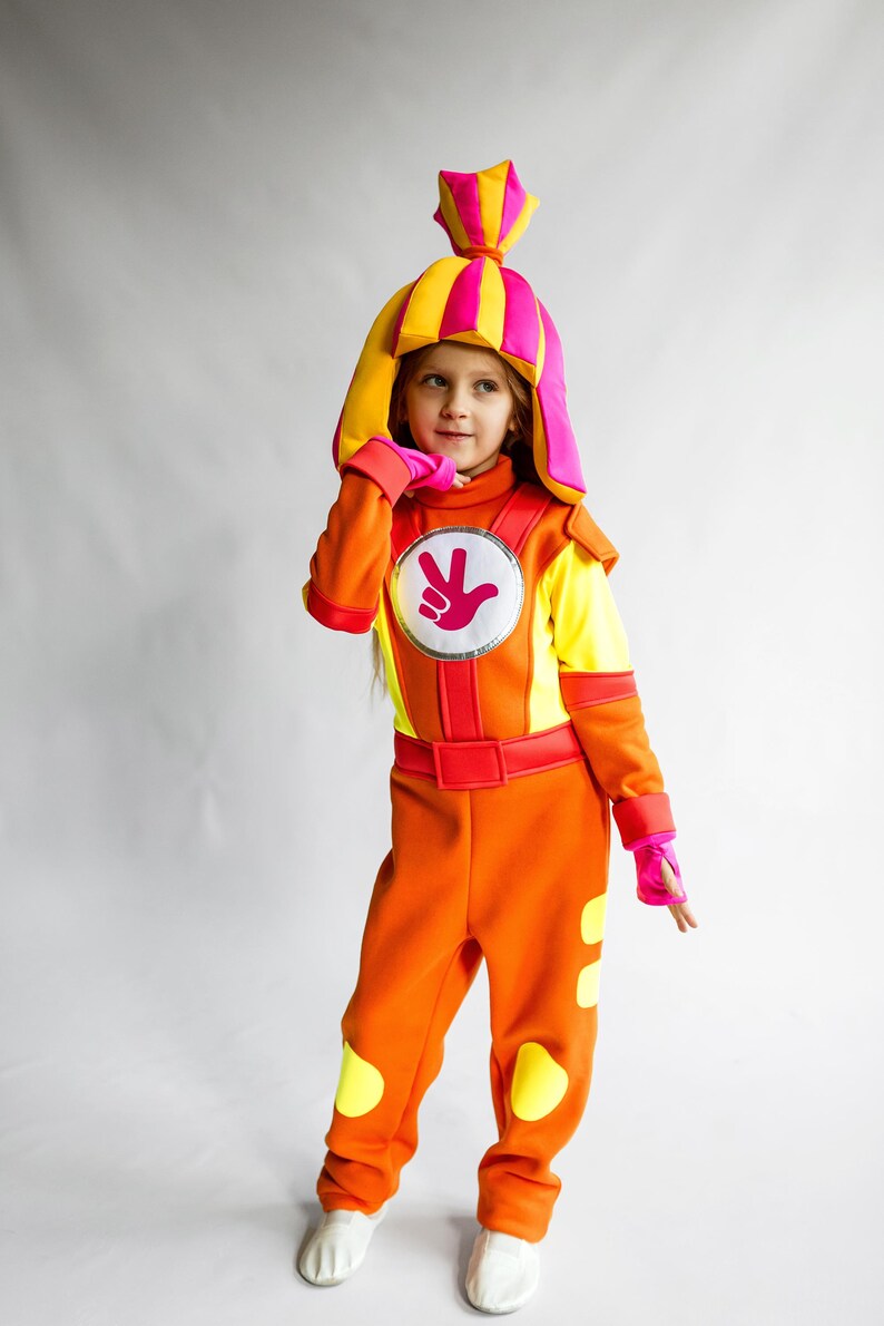 Caranaval Costume Fixie Simka for Girl - Fixiki-inspired Jumpsuit With ...