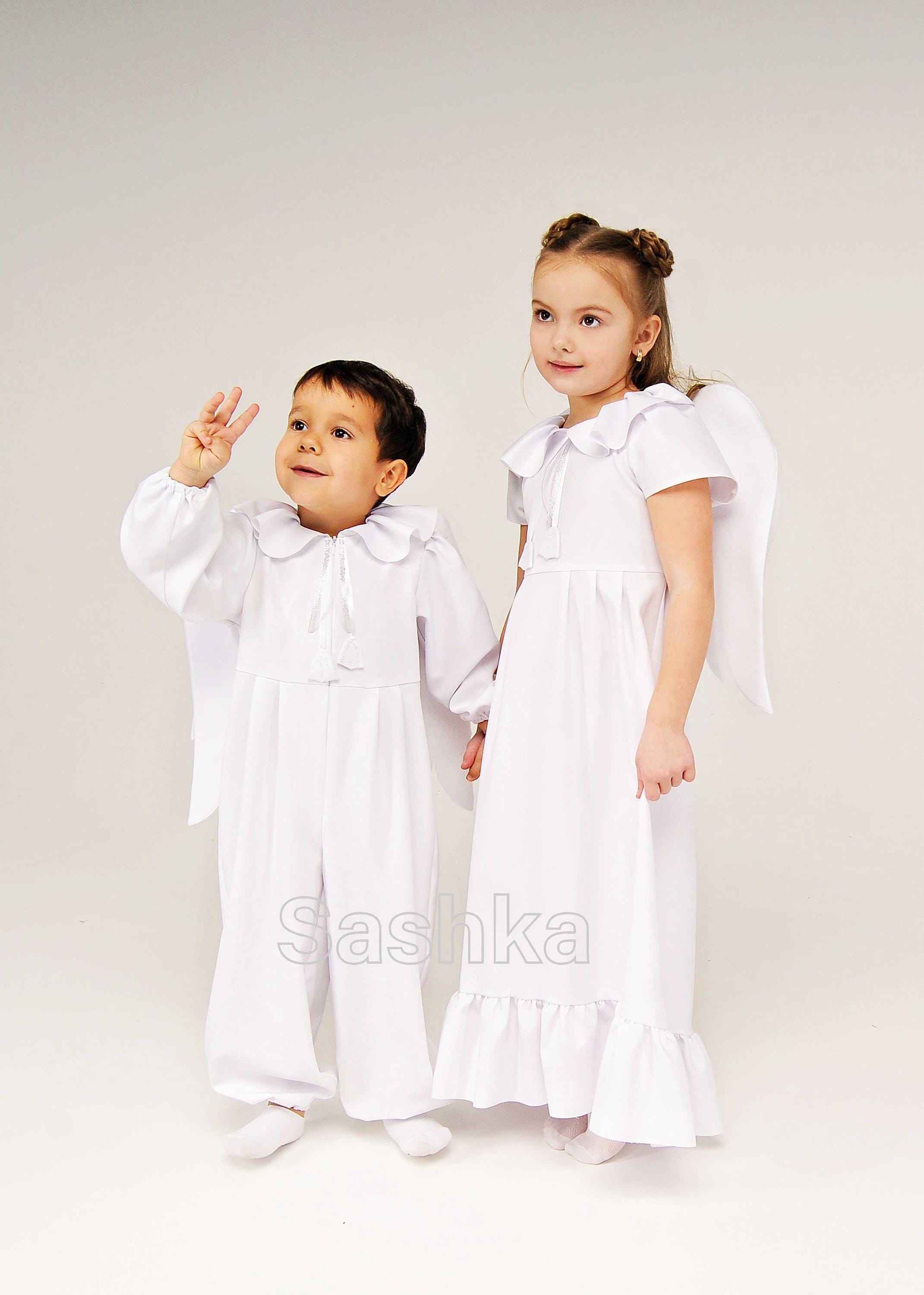 Angel Costume for a Girl, Kid's Carnival Angel Costume, Angel Attire ...