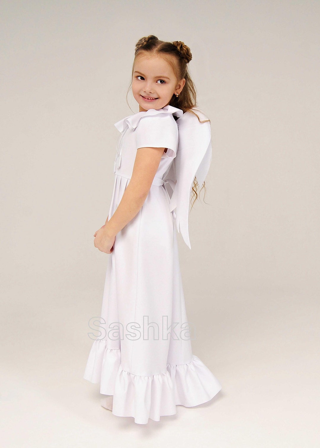 Angel Costume for a Girl, Kid's Carnival Angel Costume, Angel Attire ...