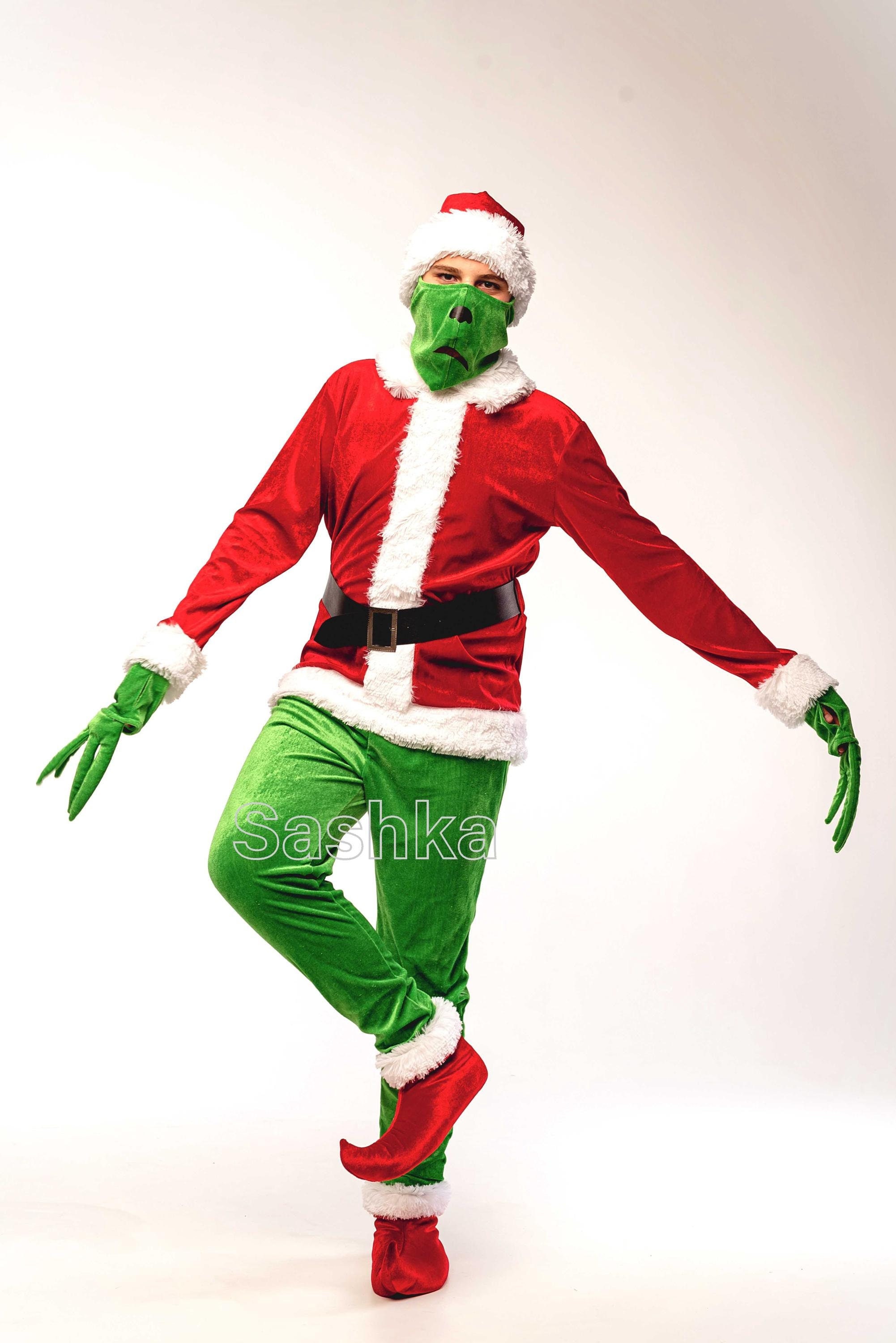 Grinch Carnival Costume, Grinch Costume, Grinch Cosplay, Christmas ...