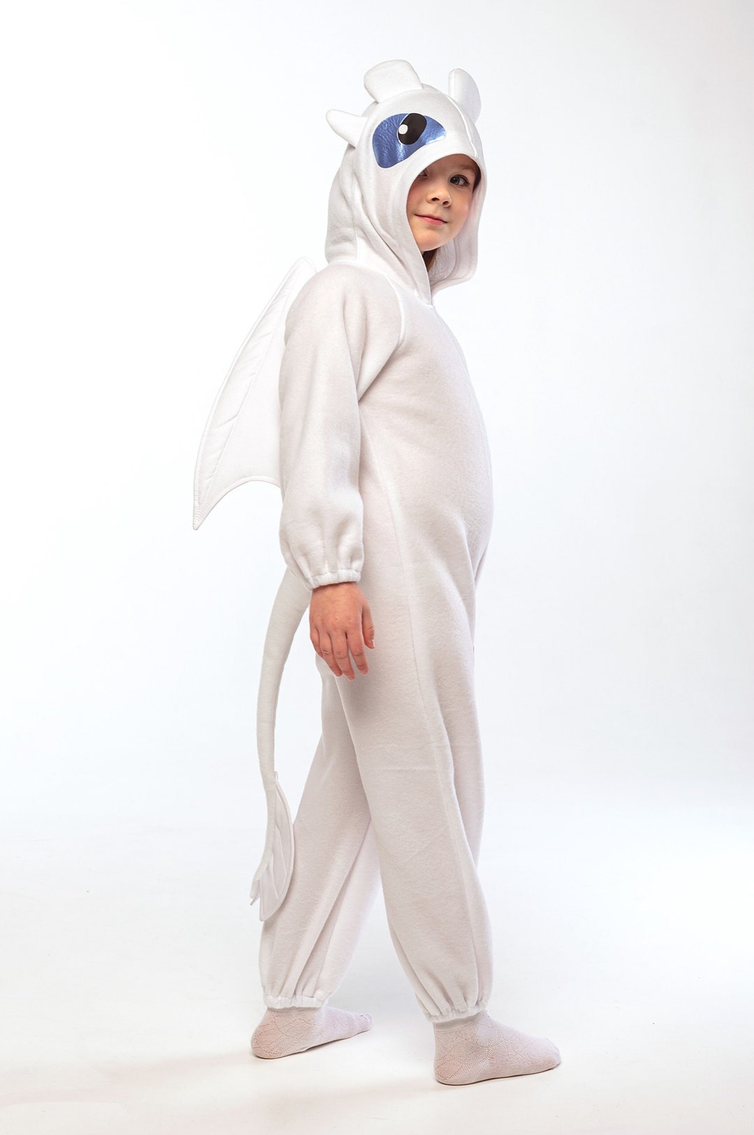 Dragon Light Fury Carnival Costume for Girls, Dragon Costume for Kids ...