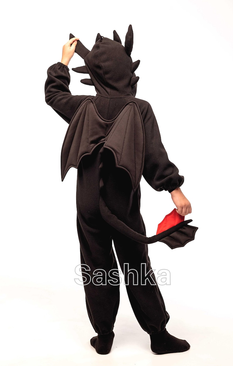 Toothless Dragon Carnival Costume for Boy, Dragon Costume for Kids ...