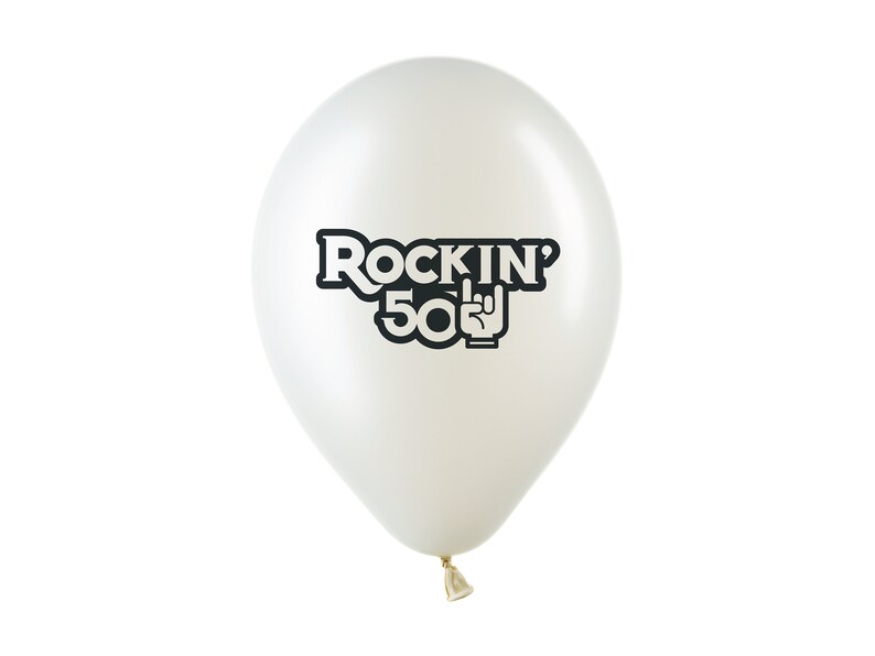 50th Birthday, Rockin' 50, Rock, Svg, Eps, Pdf, Jpg, Png, Cricut Cut ...