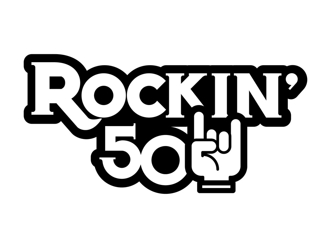 50th Birthday, Rockin' 50, Rock, Svg, Eps, Pdf, Jpg, Png, Cricut Cut ...