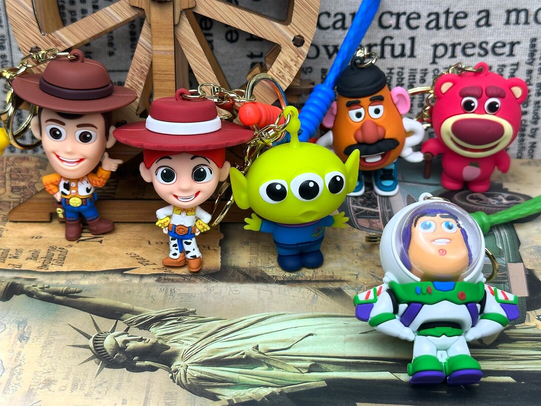 Toy Story Keychains Cute Cartoon Keychains Handmade Keychain Woody ...