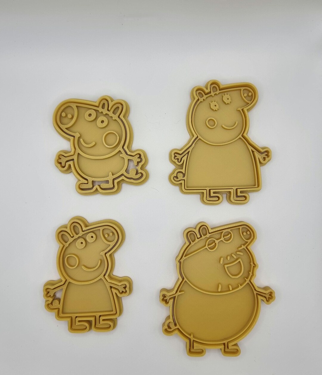 Peppa Pig Family Cookie Cutter Set – Fun Baking Tool for Kids - Etsy