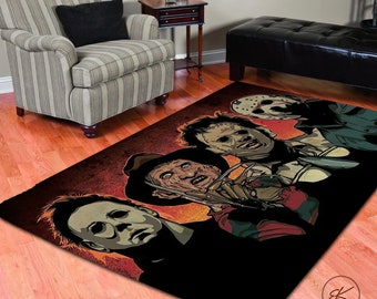 Horror Jason Rug | Etsy