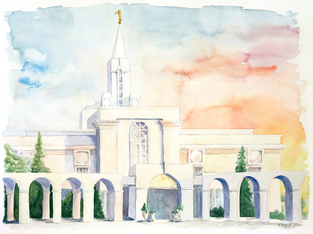Bountiful Utah Temple - Etsy