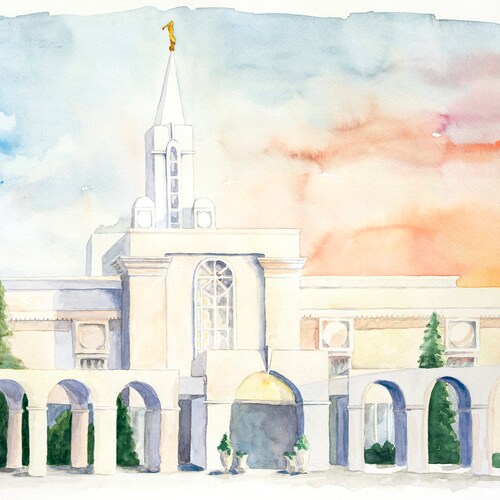 Bountiful Utah Temple - Etsy