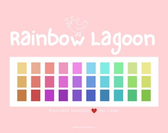 Neon Color Palette | Procreate Swatches | iPad Illustration | HEX Codes ...