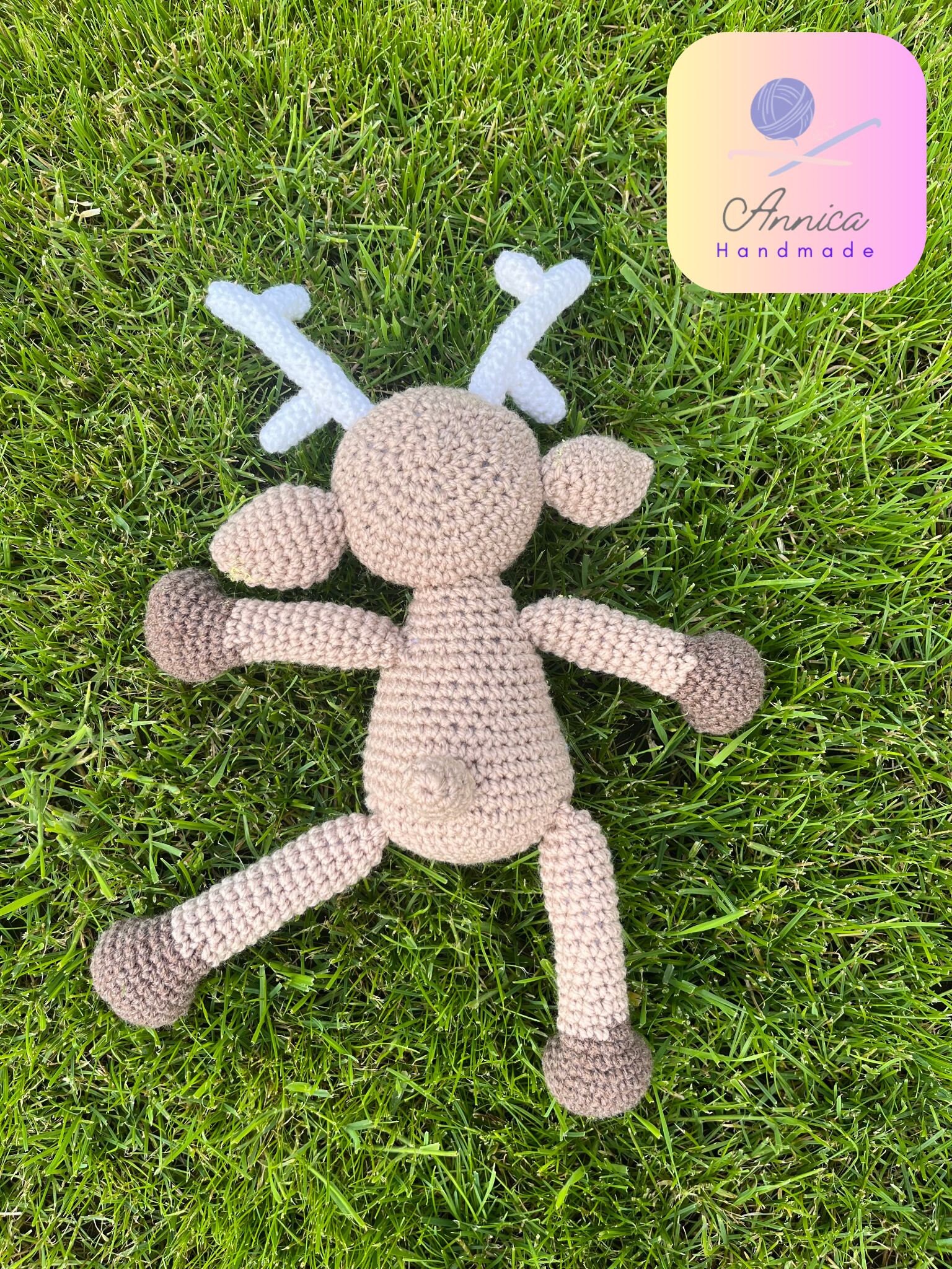 Deer Crochet Pattern PDF Download Handmade Gift Amigurumi Deer, Crochet ...