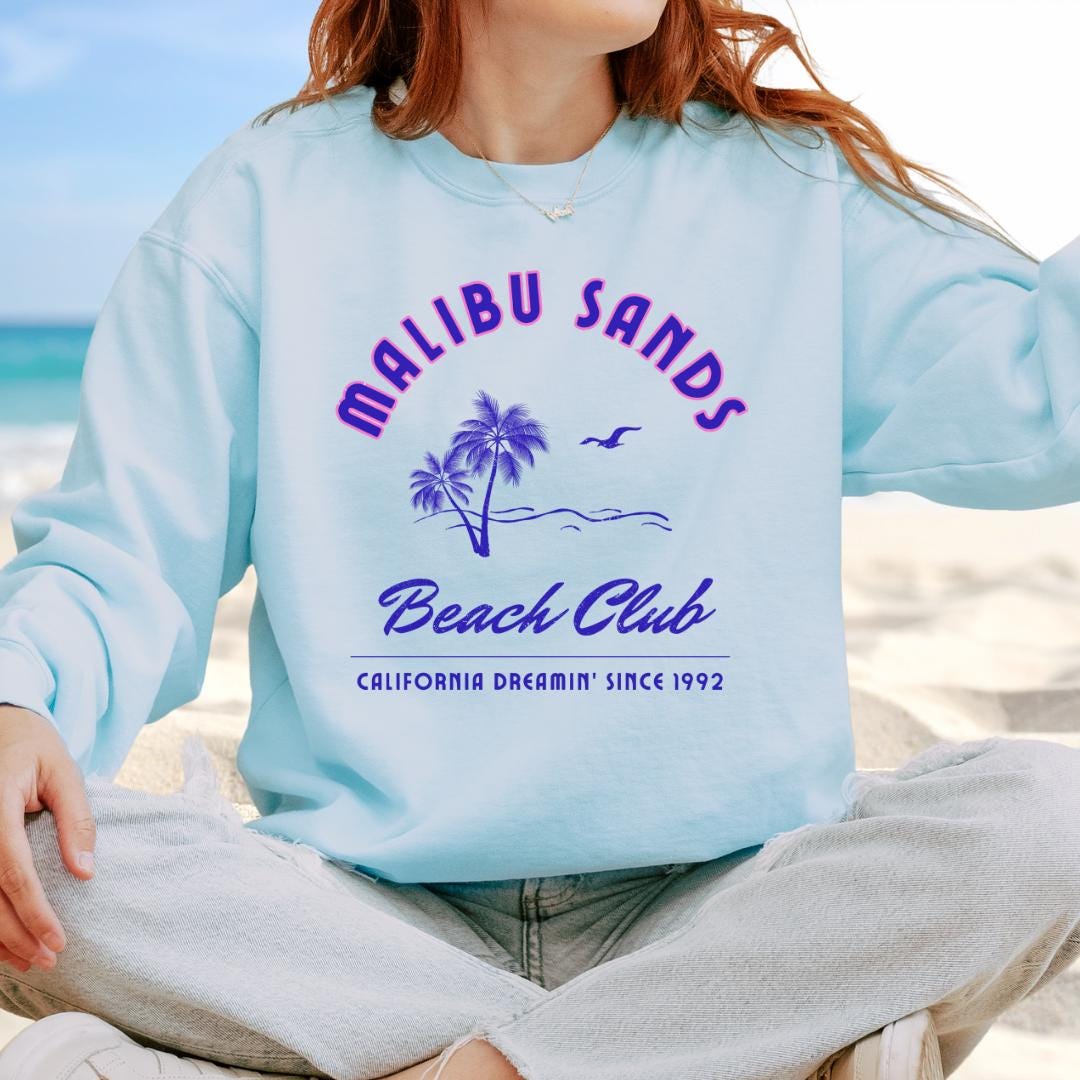 Saved by the Bell 90s Nostalgia Crewneck Sweatshirt | Malibu Sands ...