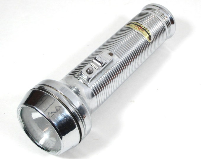Vintage Rayovac Sportsman Flashlight Silver Chrome Camping Light - Etsy